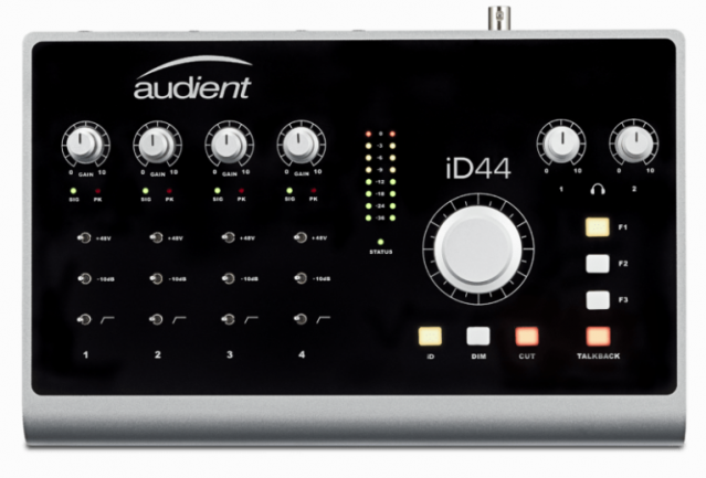 Audient iD44, una compacta interfaz de 20 entradas y 24 salidas | Hispasonic